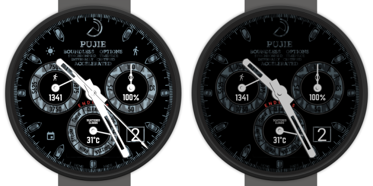 EndlessHieroglyphs - Pujie Black Watch Face - Isreal Mathew EndlessHieroglyphs - Pujie Black Watch Face - Isreal Mathew